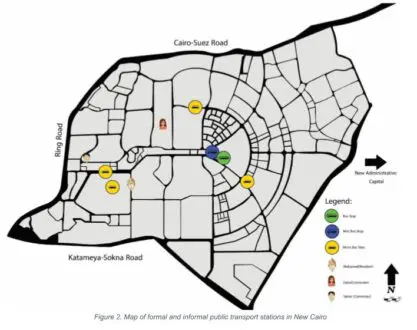 New Cairo Public Transportation Accessibility